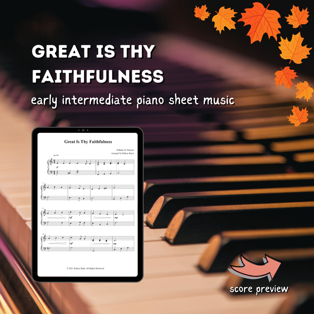 Great Is Thy Faithfulness Sheet Music