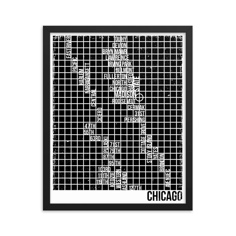 Chicago Breweries Map — Joe Mills Illustration