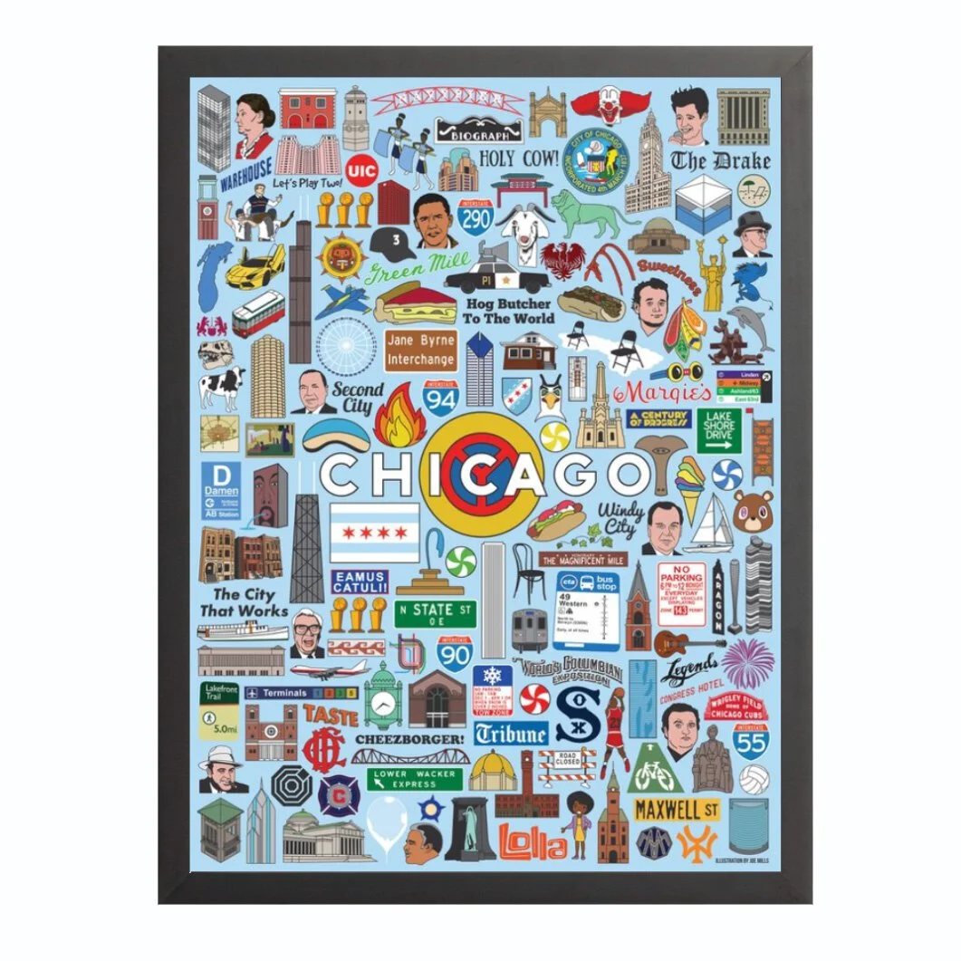 Chicago Icons — Joe Mills Illustration