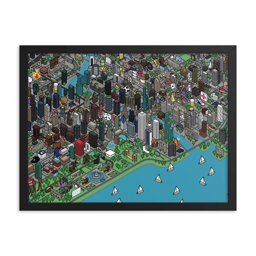 The Loop Map — Joe Mills Illustration