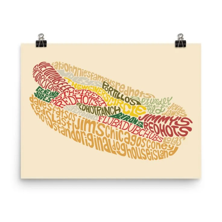 Chicago Hot Dog Stands — Joe Mills Illustration