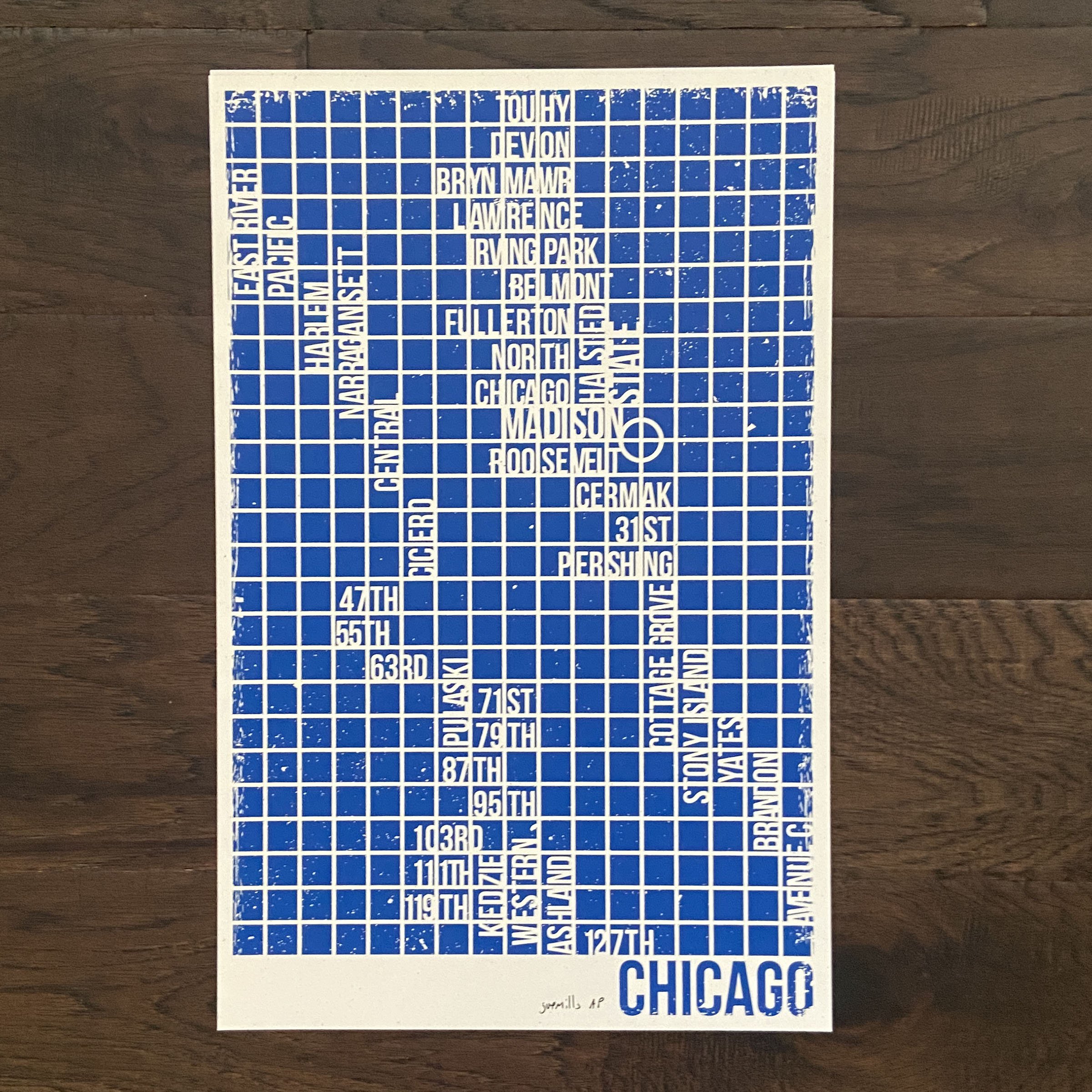 River North Map: Chicago Art Prints for Sale — Joe Mills Illustration
