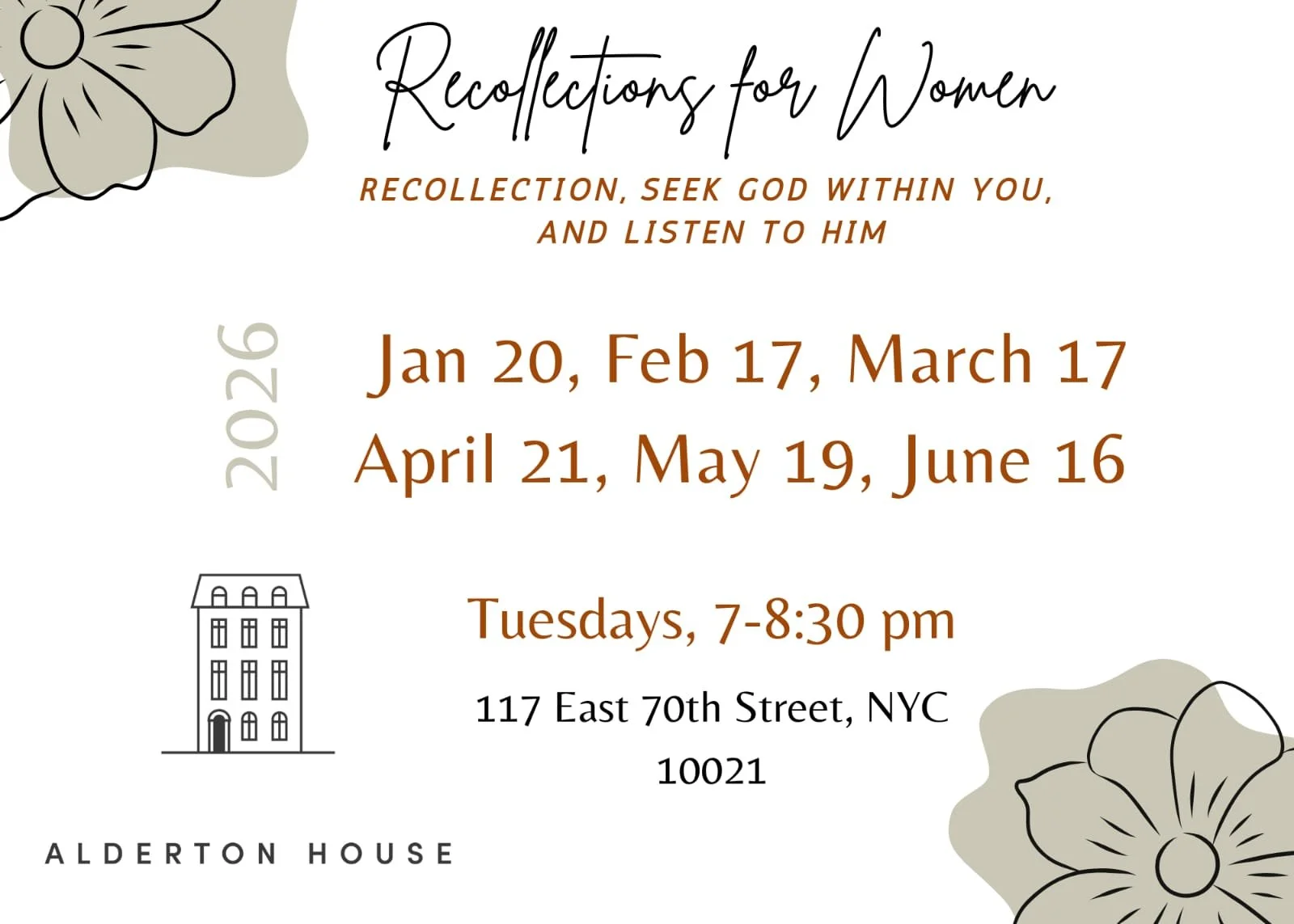 Recollection for Mothers of Young Children — Alderton House