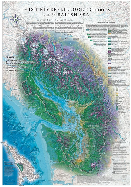 Cascadia Maps — Feathered Star Productions