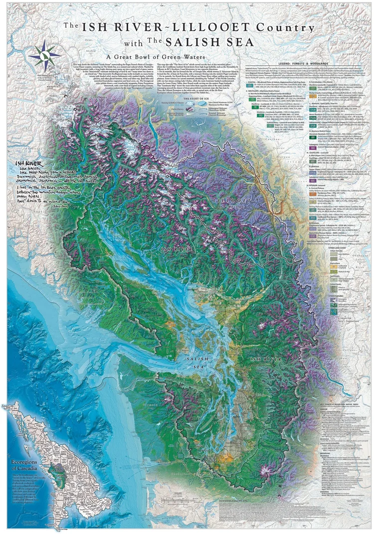 Cascadia Maps — Feathered Star Productions