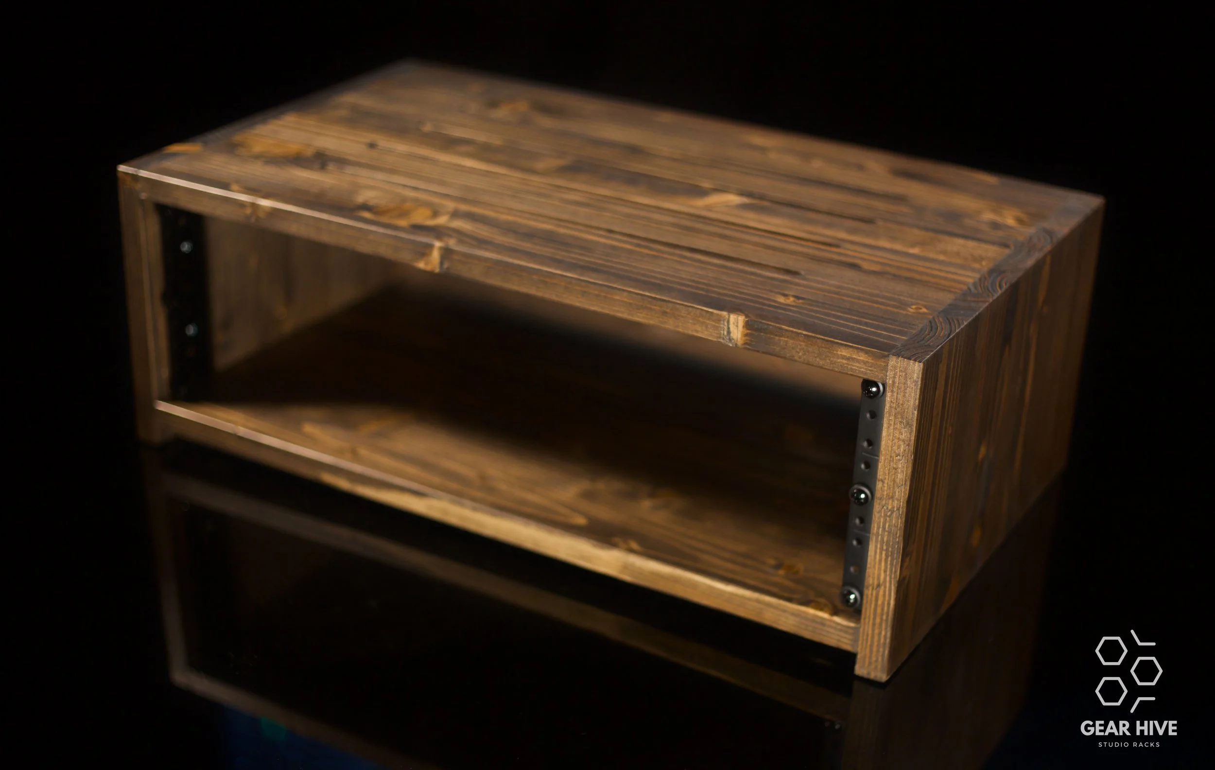 Western Oak | Classic Collection | Studio Rack — Gear Hive Studio Racks