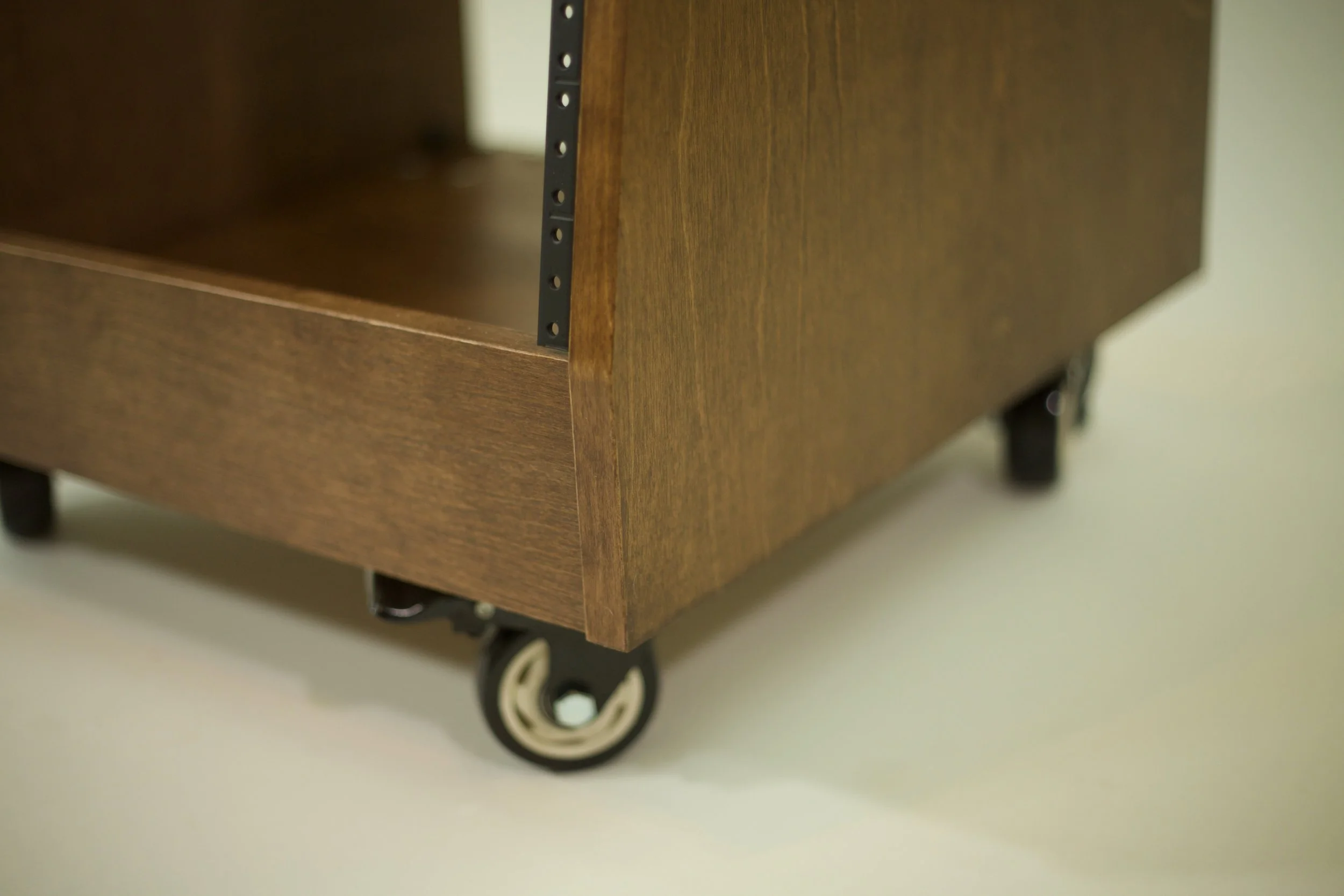 Single Bay Slanted Studio Rack — Gear Hive Studio Racks