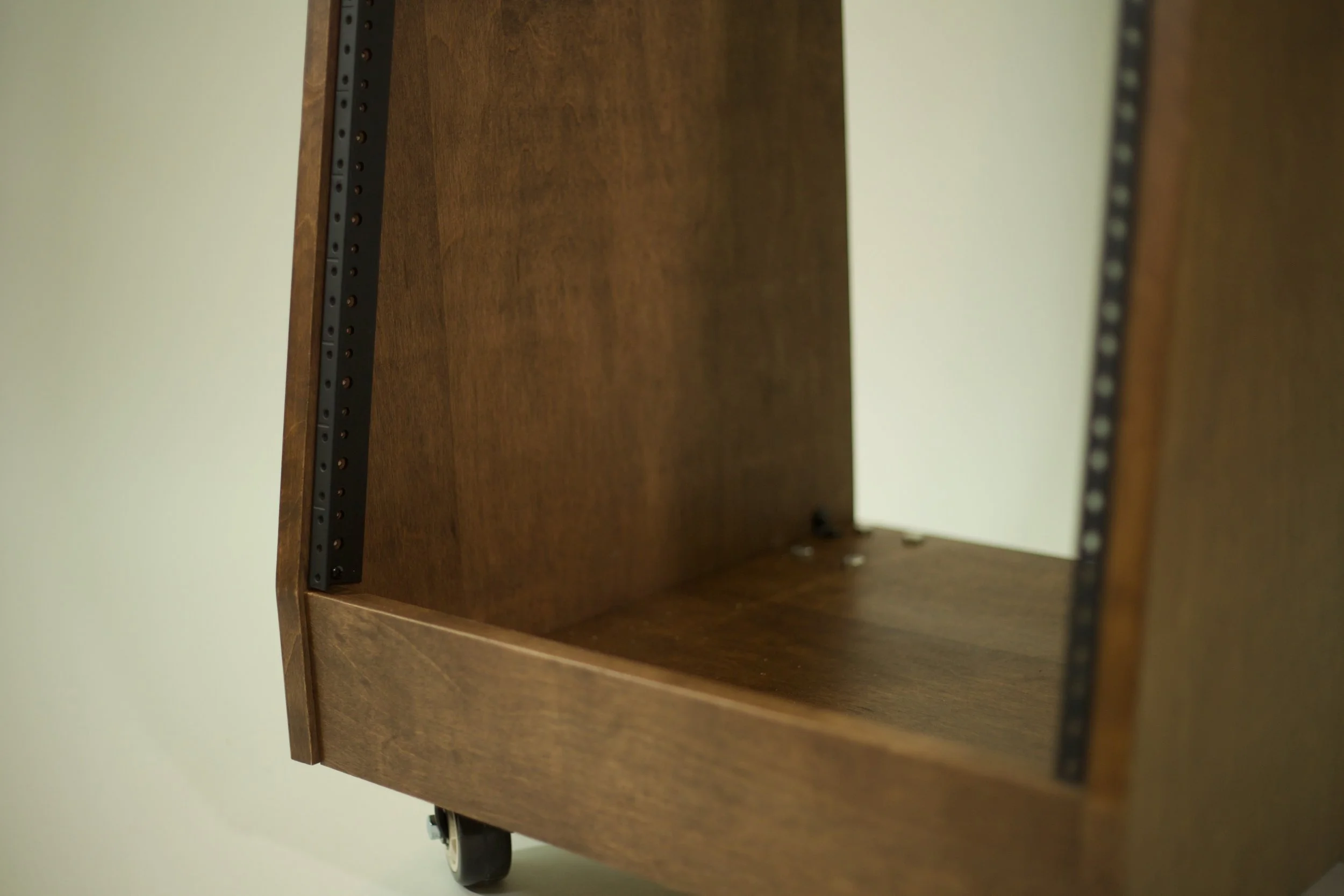 Single Bay Slanted Studio Rack — Gear Hive Studio Racks