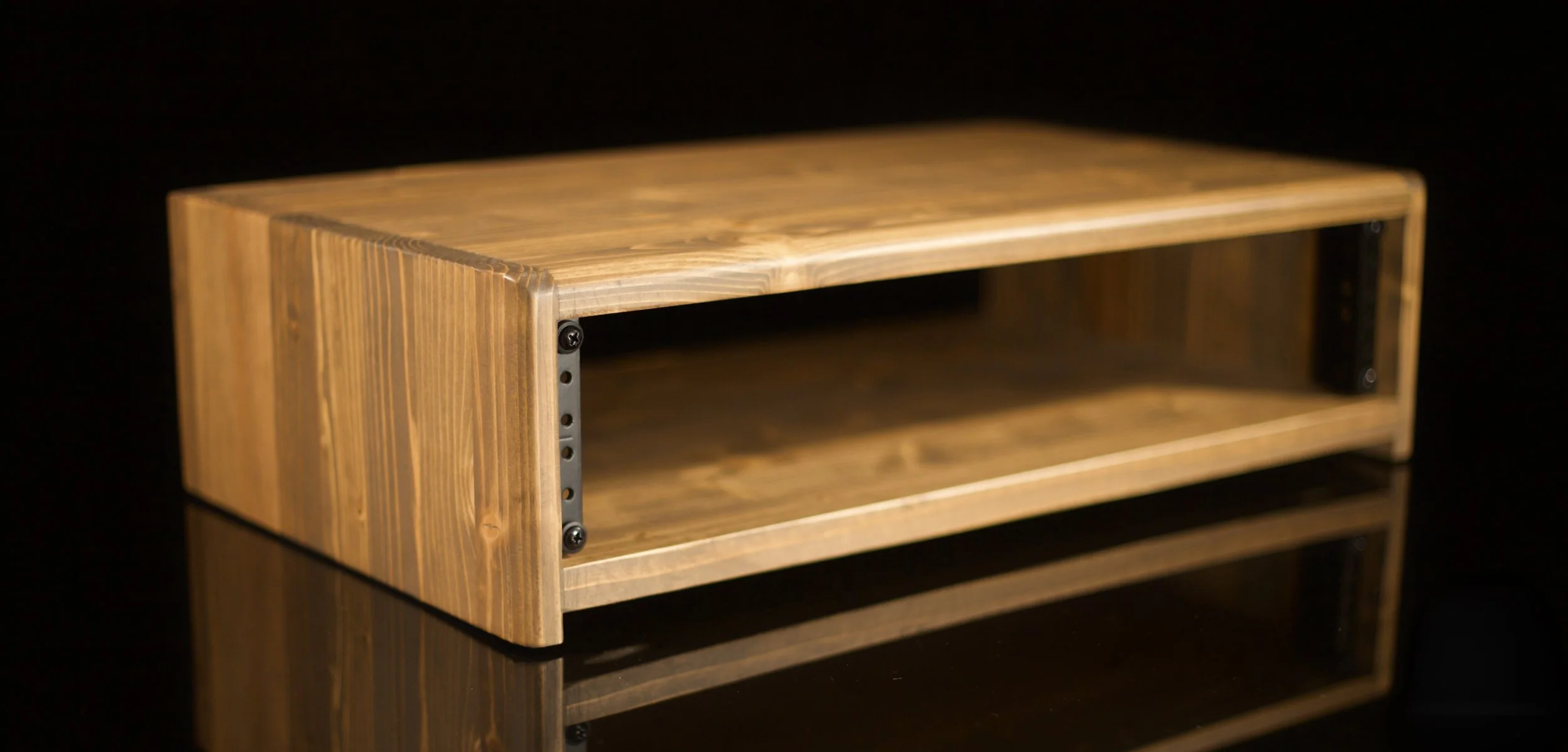 Western Oak | Classic Collection | Studio Rack — Gear Hive Studio Racks