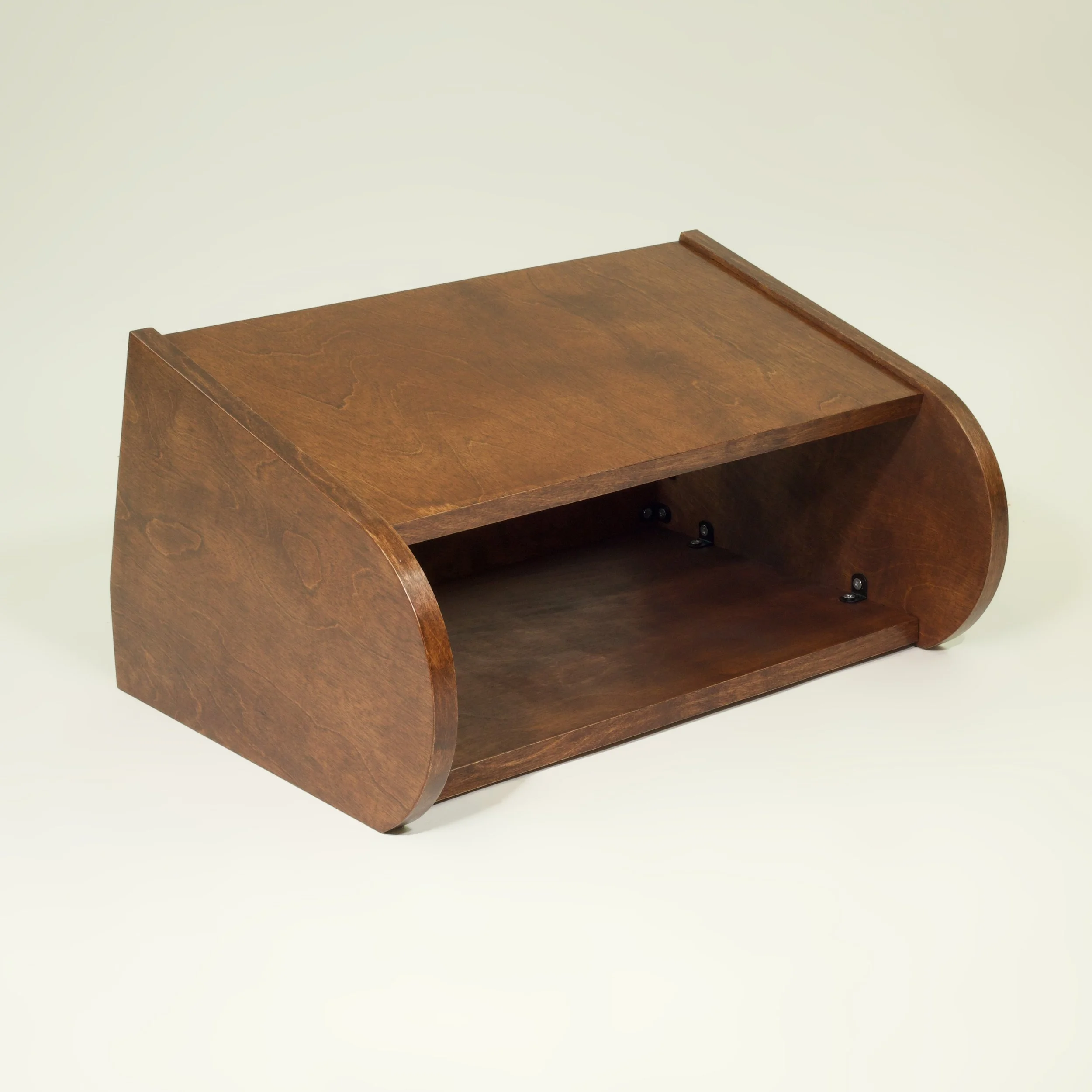 Dual Bay SLANTED Desktop Rack | 12" Depth — Gear Hive Studio Racks