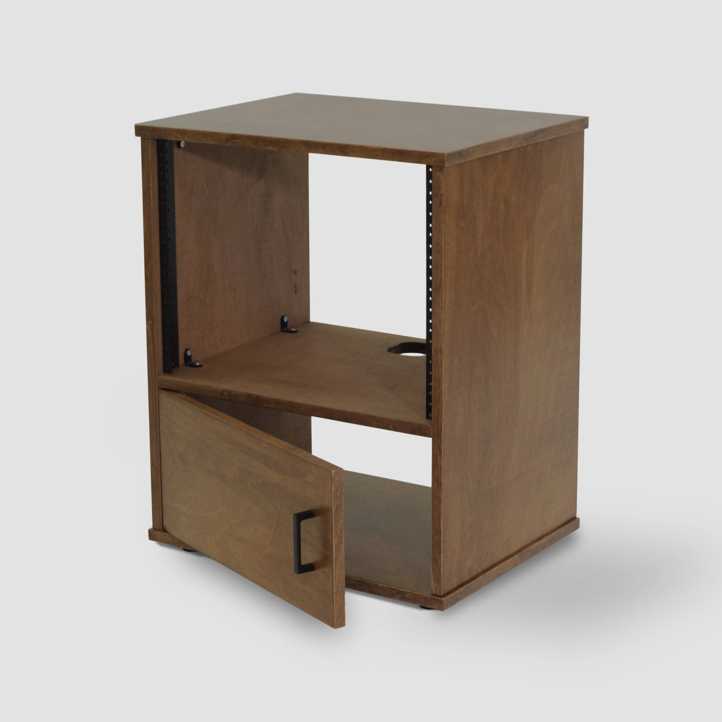 Single Bay Slanted Studio Rack — Gear Hive Studio Racks