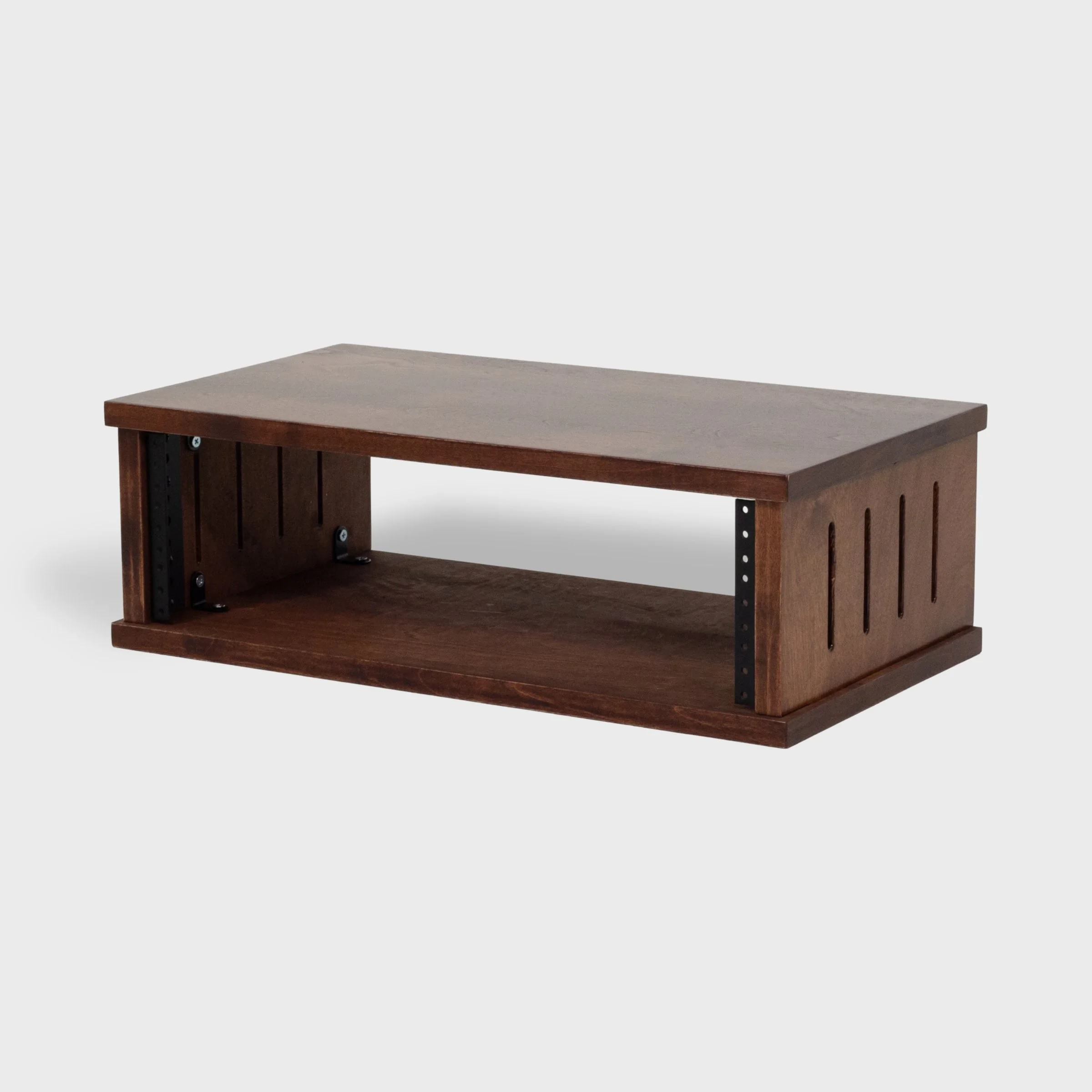 Dual Bay Slanted Studio Rack — Gear Hive Studio Racks