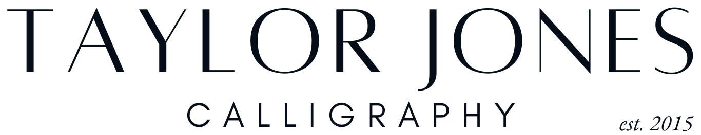 TJ Calligraphy | Tulsa, Oklahoma Calligraphy and Custom Engraving