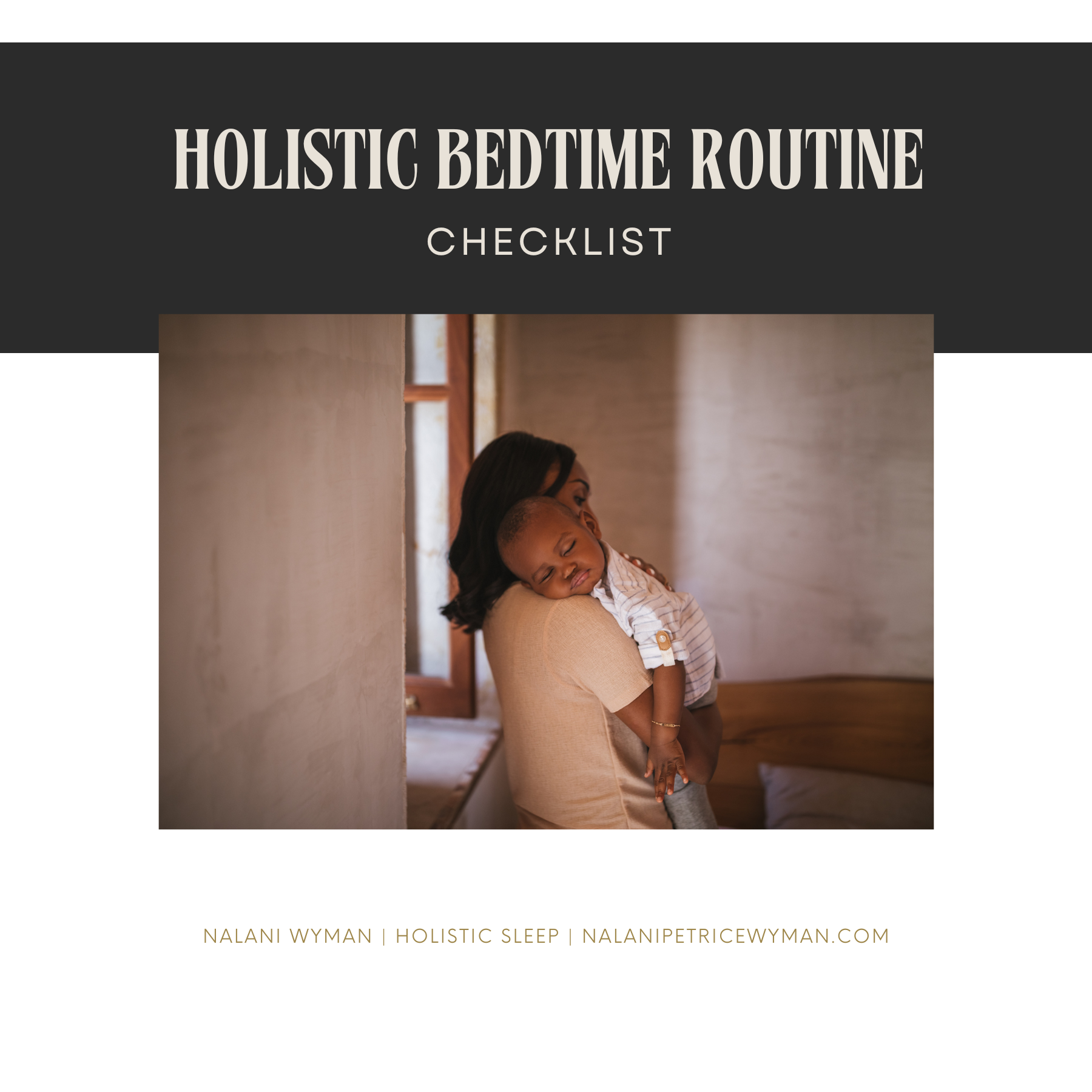 Holistic Bedtime Routine Checklist — NALANI PETRICE WYMAN