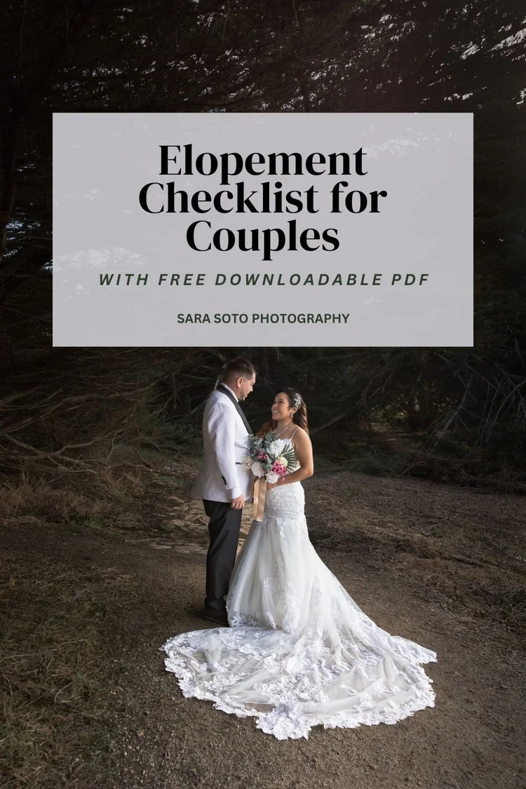 Elopement Checklist (Downloadable PDF) | Sara Soto Photography