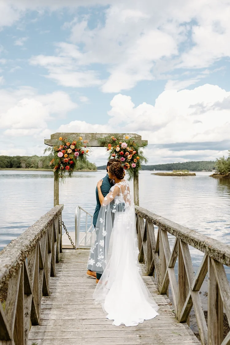 A Colorful, Flower-Filled Wedding At 1774 Inn, Phippsburg, Maine: Matt ...