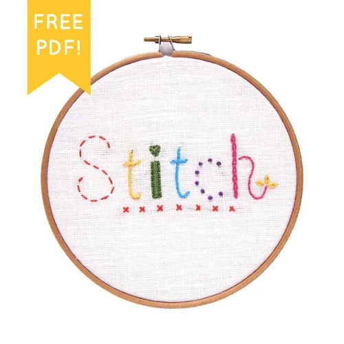 Free Embroidery Patterns — I Heart Stitch Art: Beginner Embroidery Kits ...