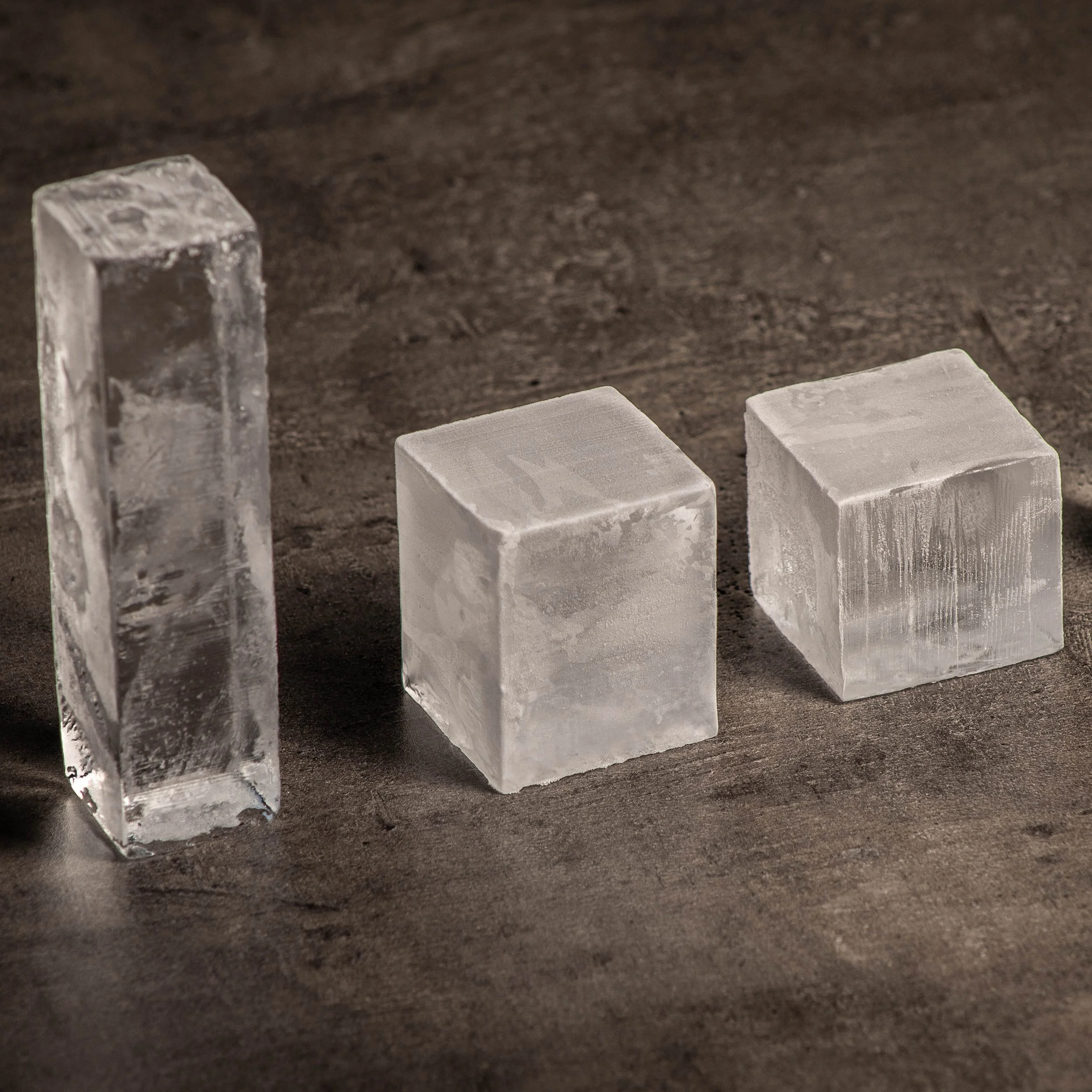 Plymouth Ice company produces crystal clear block ice, for bars ...