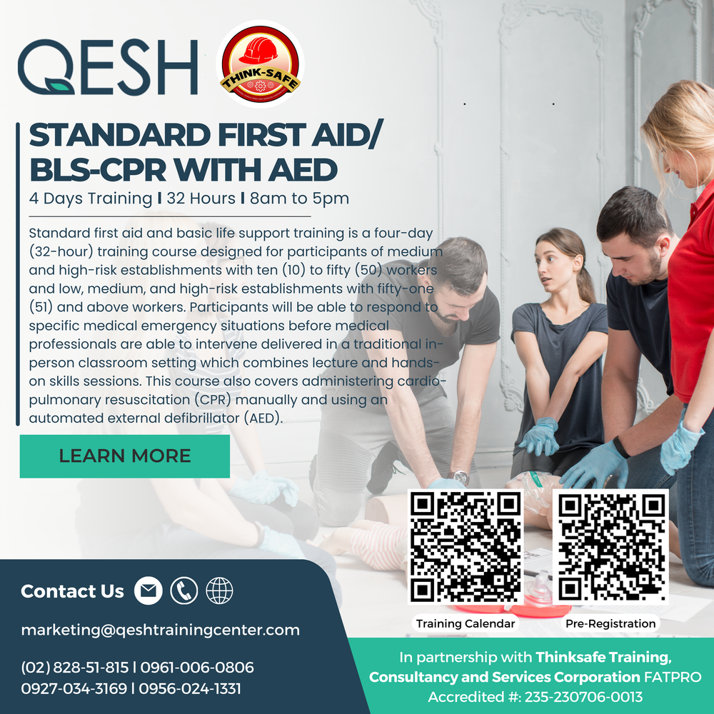 QESH Training Center - Be a trained Safety Officer in the Philippines