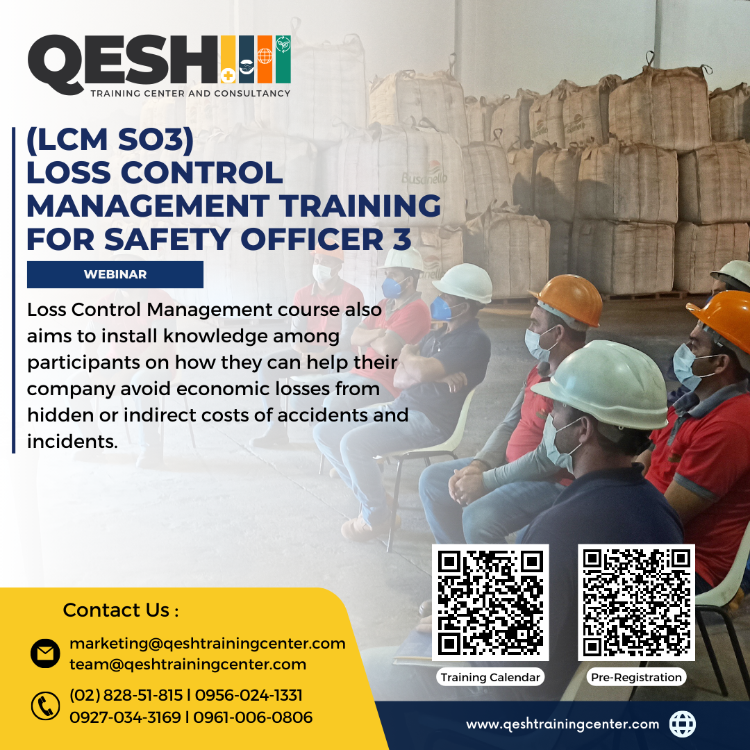 QESH Training Center - Be a trained Safety Officer in the Philippines
