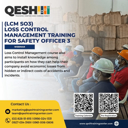 QESH Training Center - Be a trained Safety Officer in the Philippines