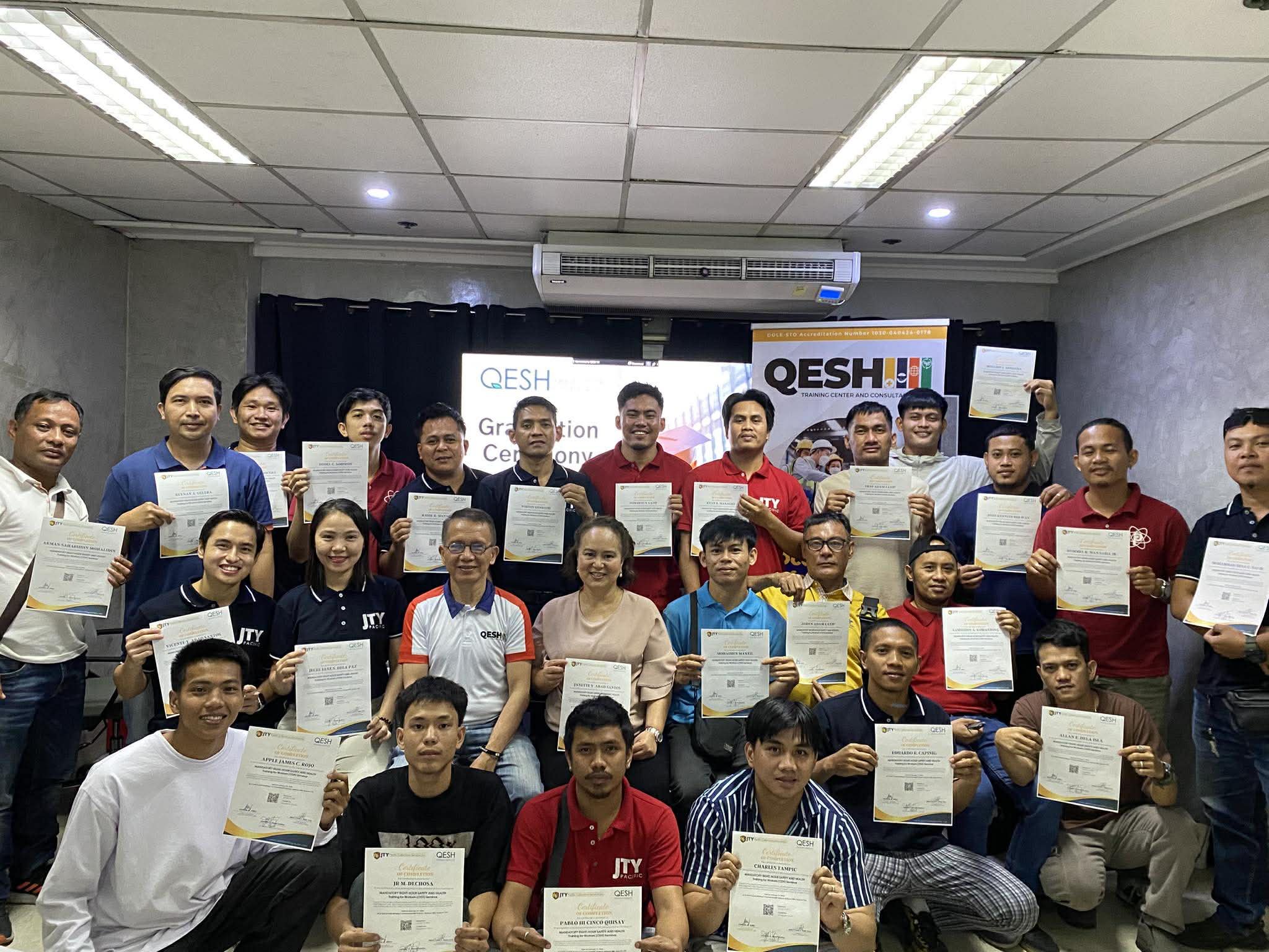 QESH Training Center - Be a trained Safety Officer in the Philippines