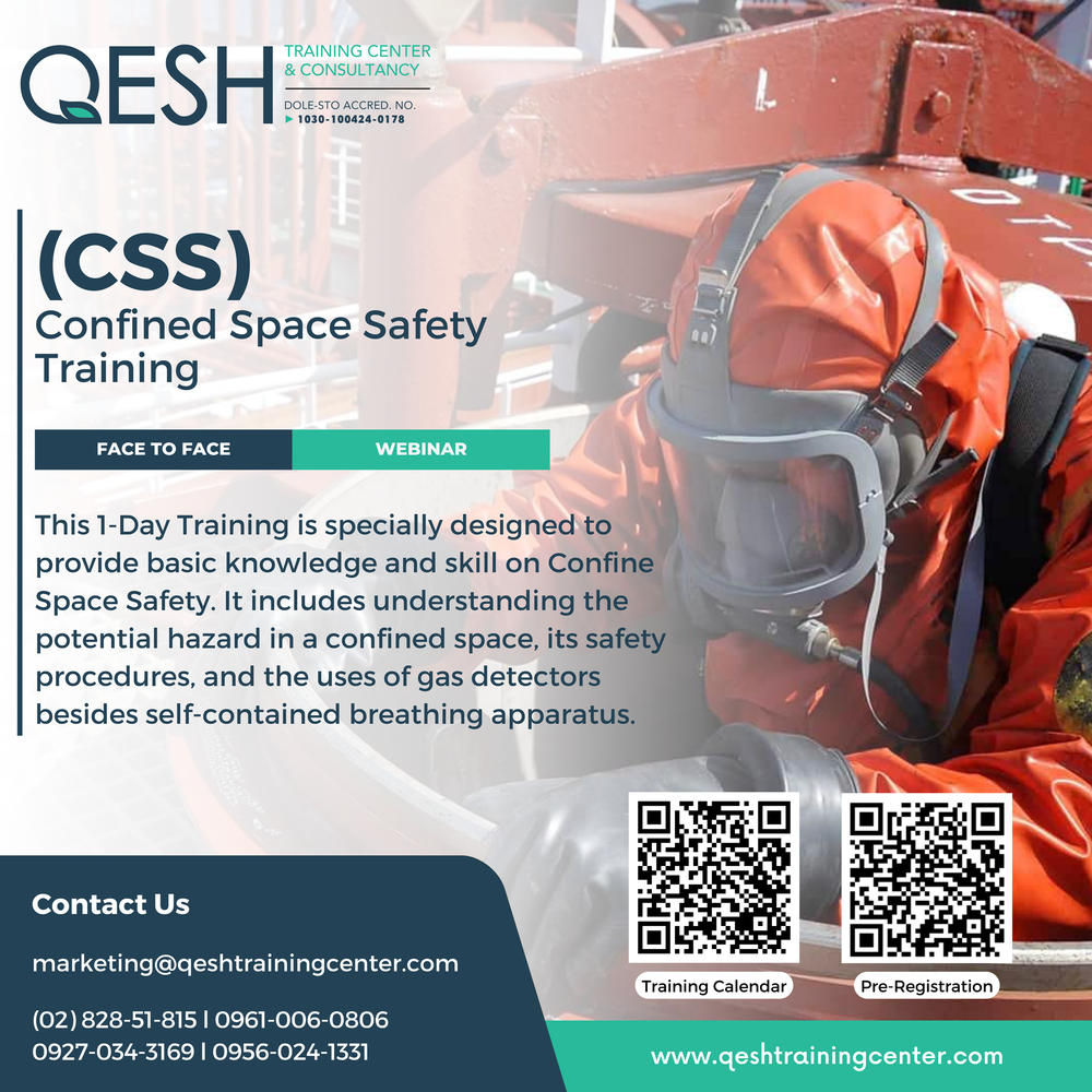 QESH Training Center - Be a trained Safety Officer in the Philippines