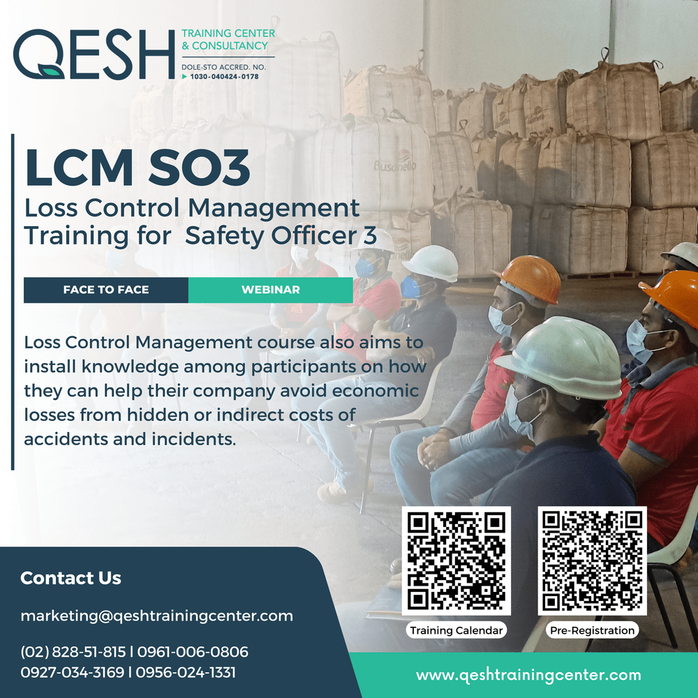 QESH Training Center - Be a trained Safety Officer in the Philippines