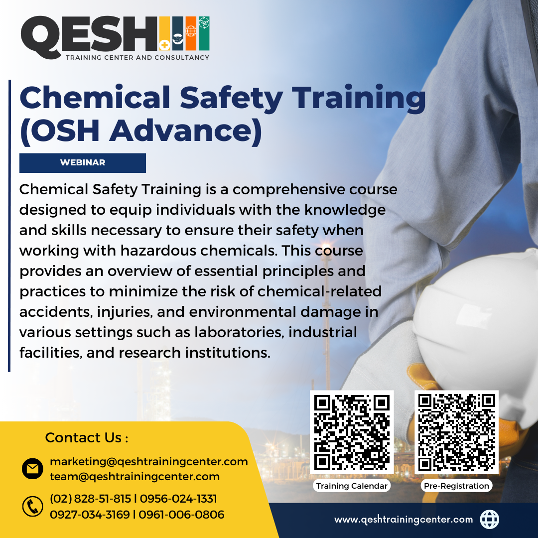 QESH Training Center - Be a trained Safety Officer in the Philippines