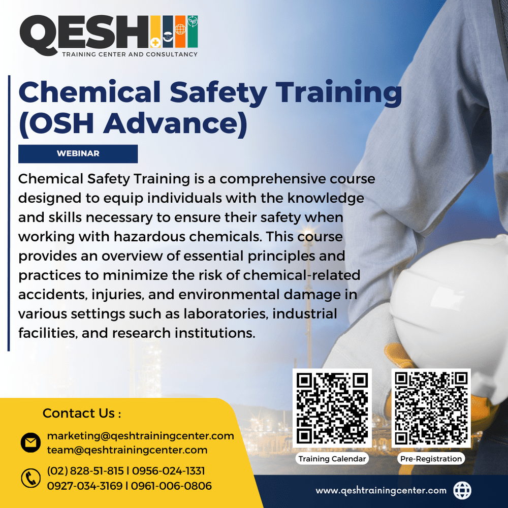 QESH Training Center - Be a trained Safety Officer in the Philippines