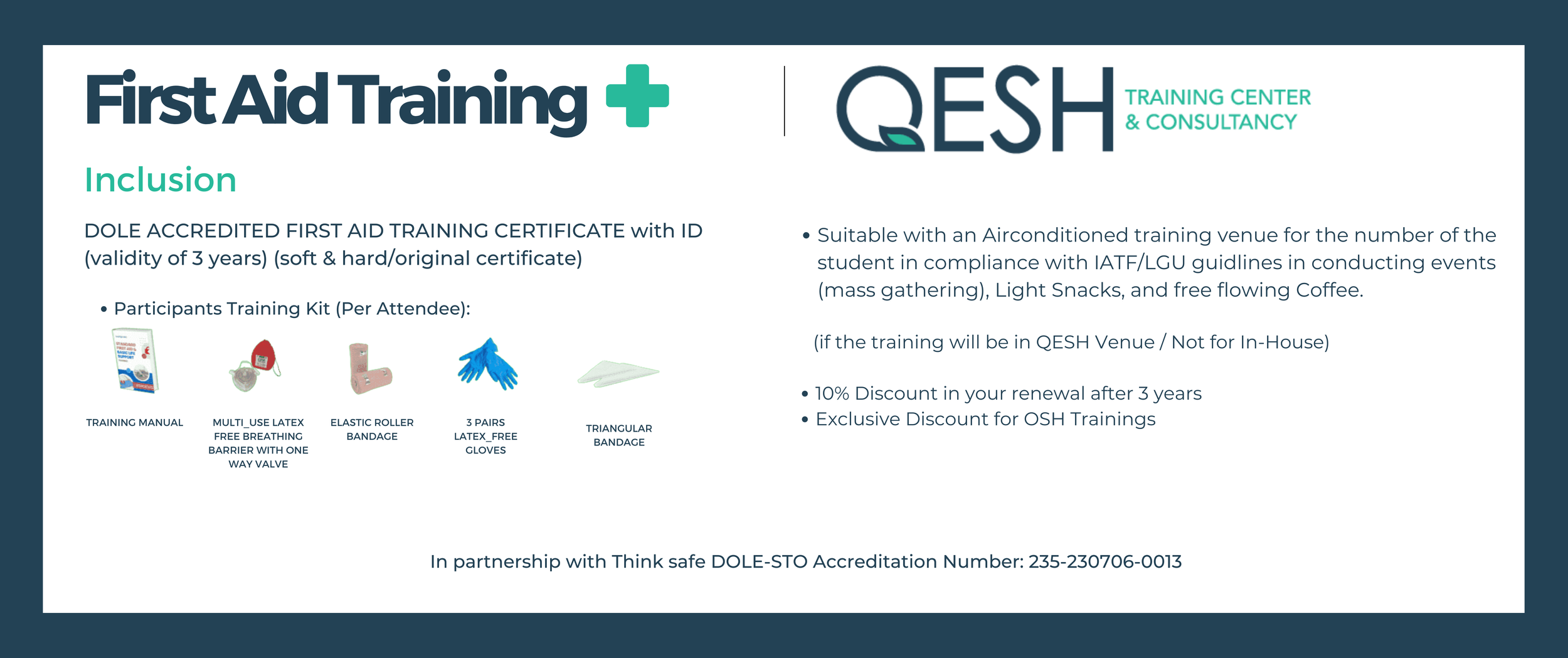 QESH Training Center - Be a trained Safety Officer in the Philippines