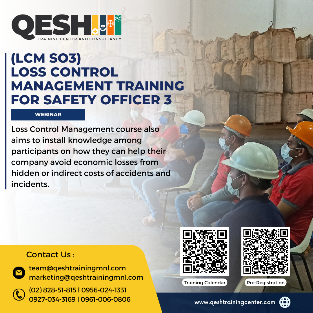QESH Training Center - Be a trained Safety Officer in the Philippines