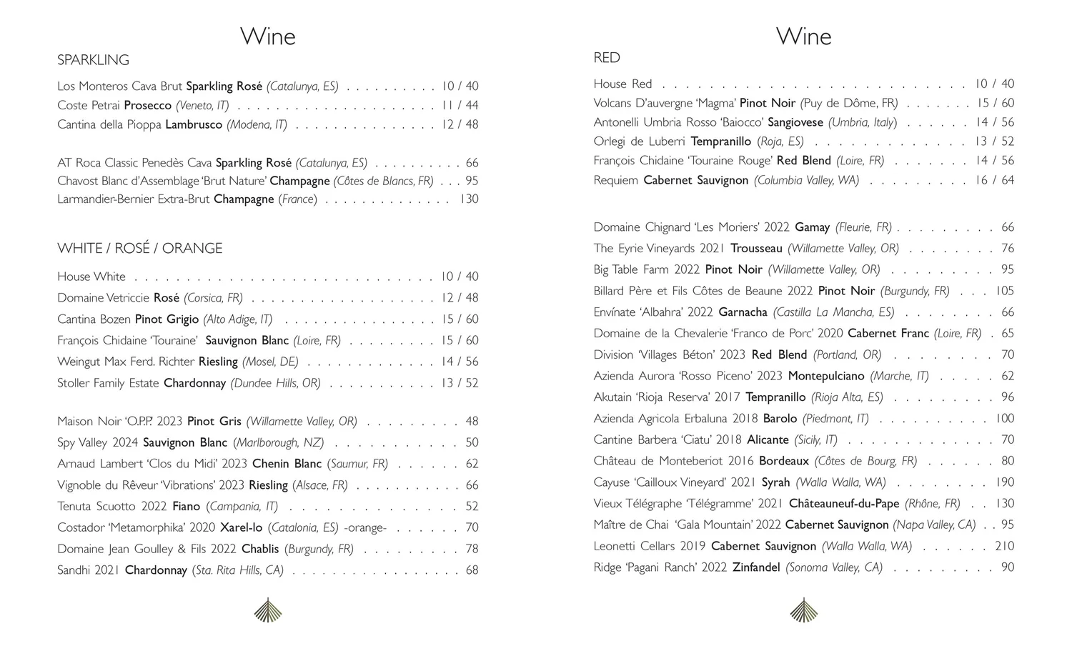 Menus — WOODEN CITY CHATTANOOGA