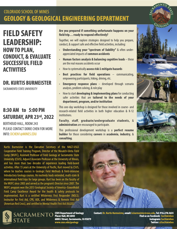 Field Safety — Burmeister Lab