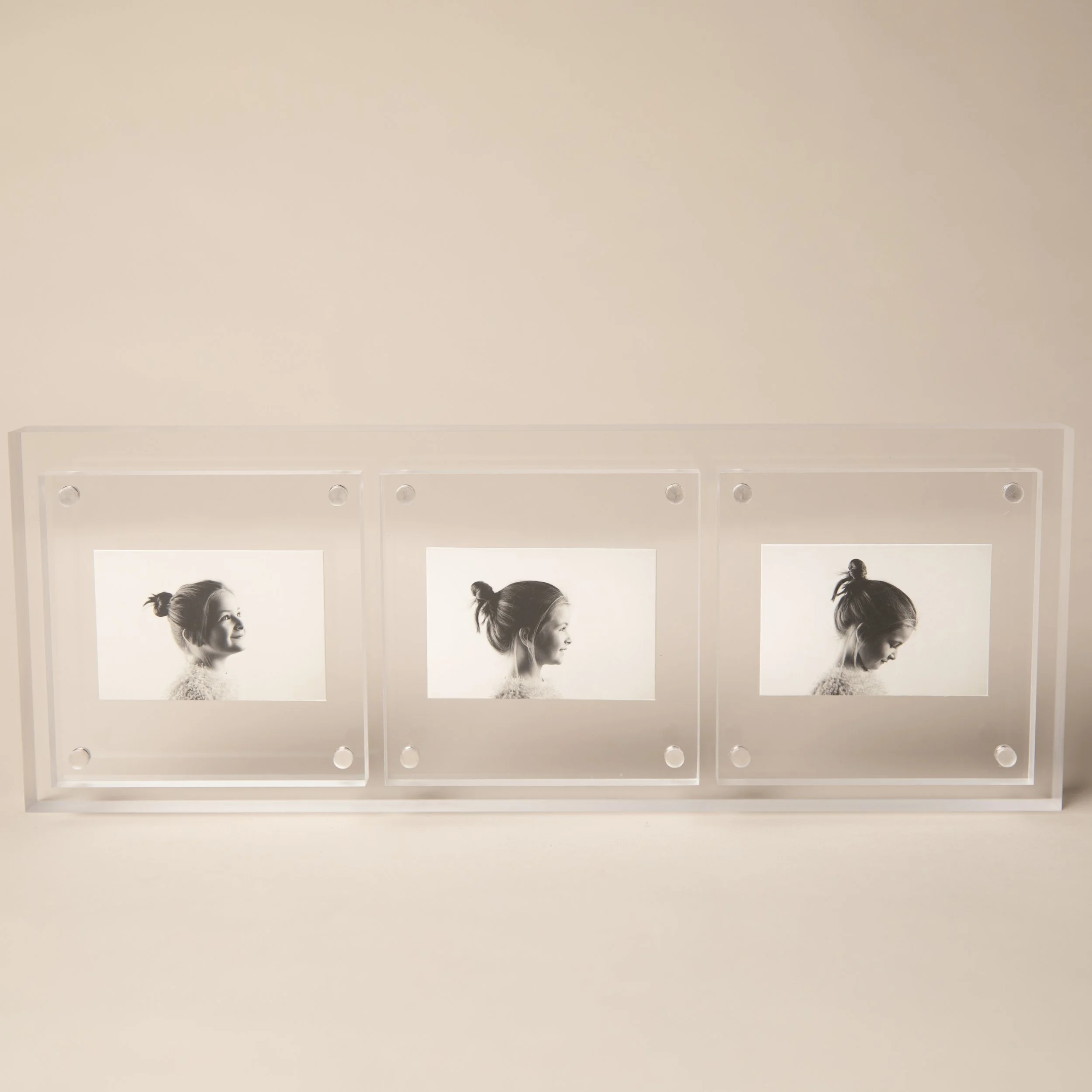 acrylic trio frame — A Little Photo Studio