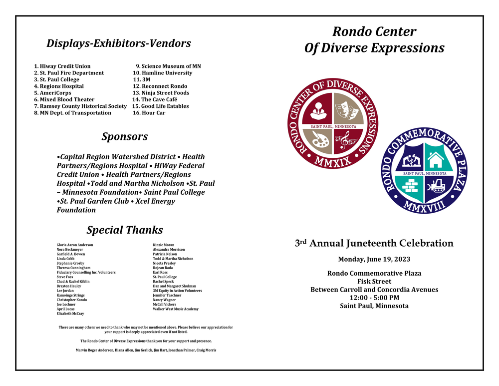 Events — Rondo Center of Diverse Expression