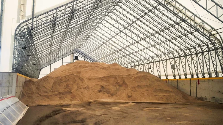 Bulk Sand & Salt Storage Buildings | Eurodome — Eurodome