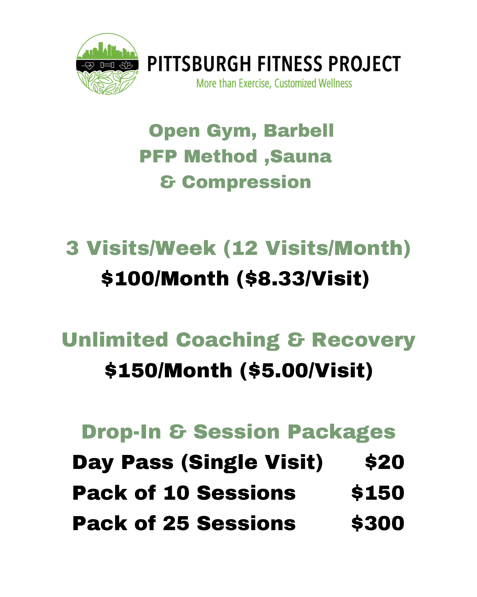 PFP Massage — Pittsburgh Fitness Project