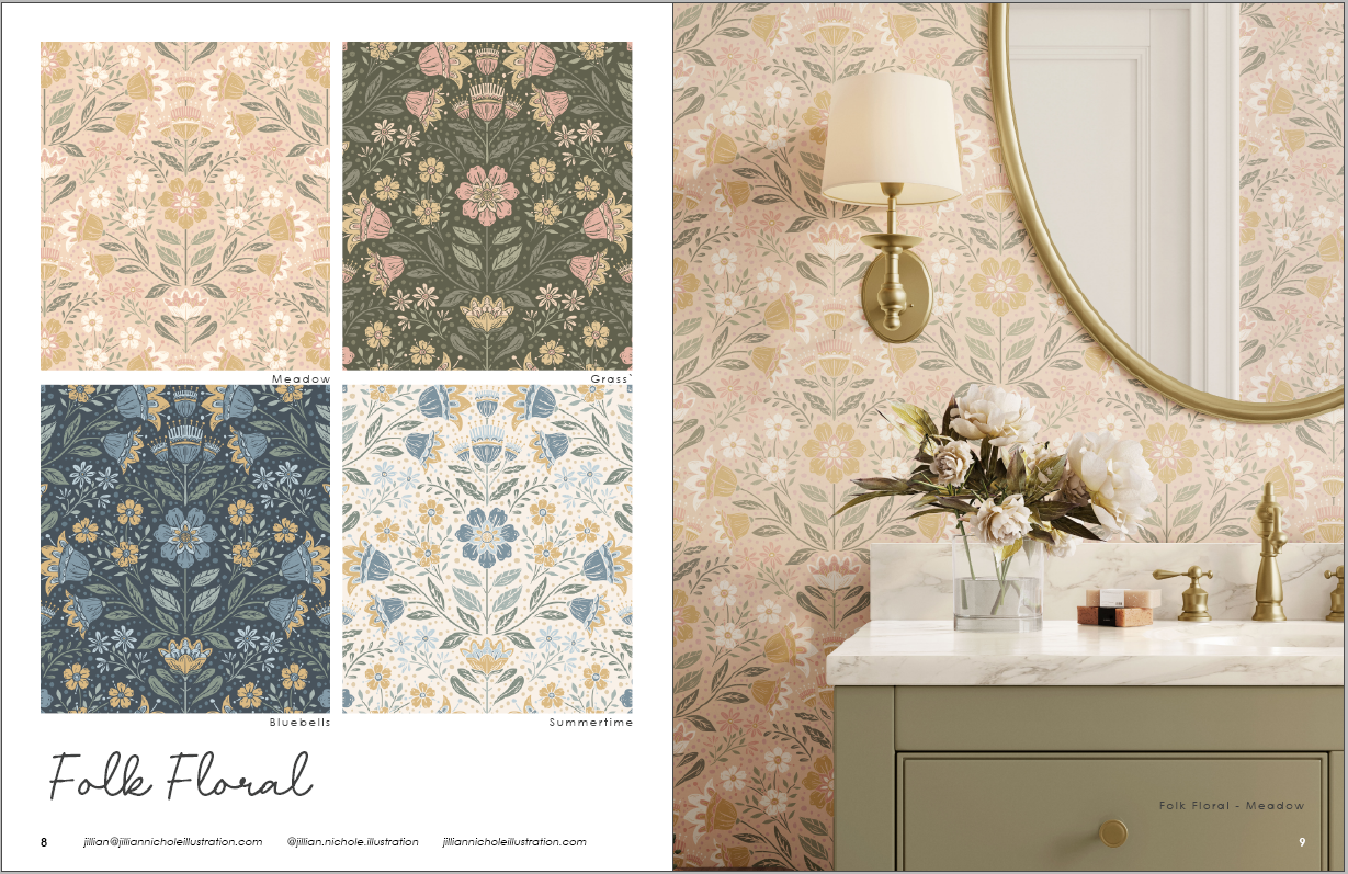 How to Craft a Surface Pattern Design Portfolio That Stands Out to Art ...