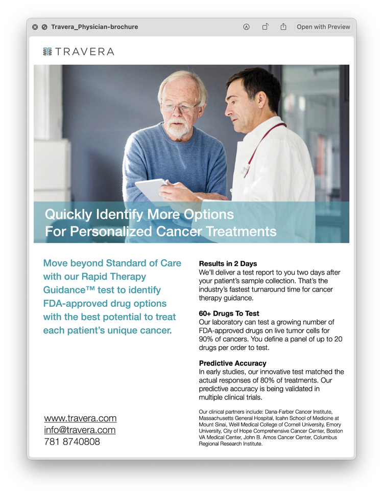 TRAVERA - Rapid Therapy Guidance™ Resources