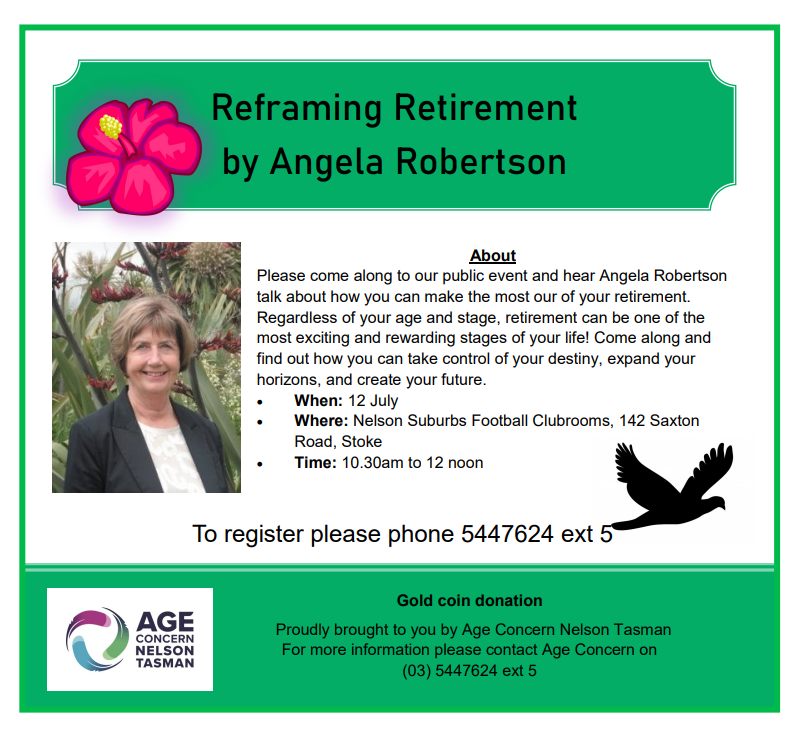 Reframing Retirement Talk — Age Concern Nelson Tasman