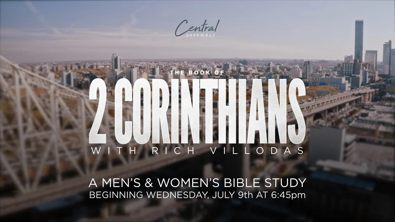 2 Corinthians: A Men's & Women's Bible Study — Central Assembly