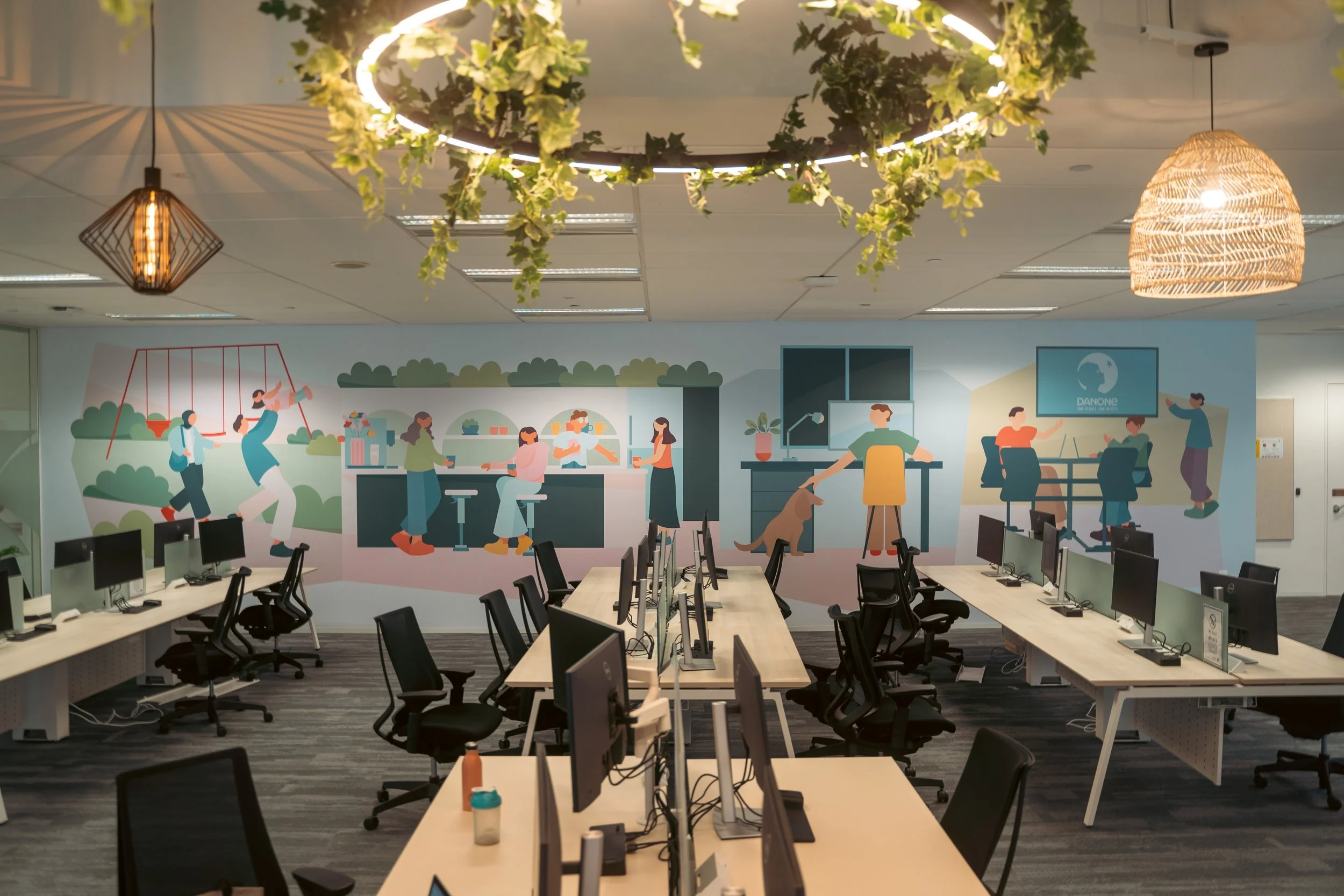 Danone — Mural Lingo