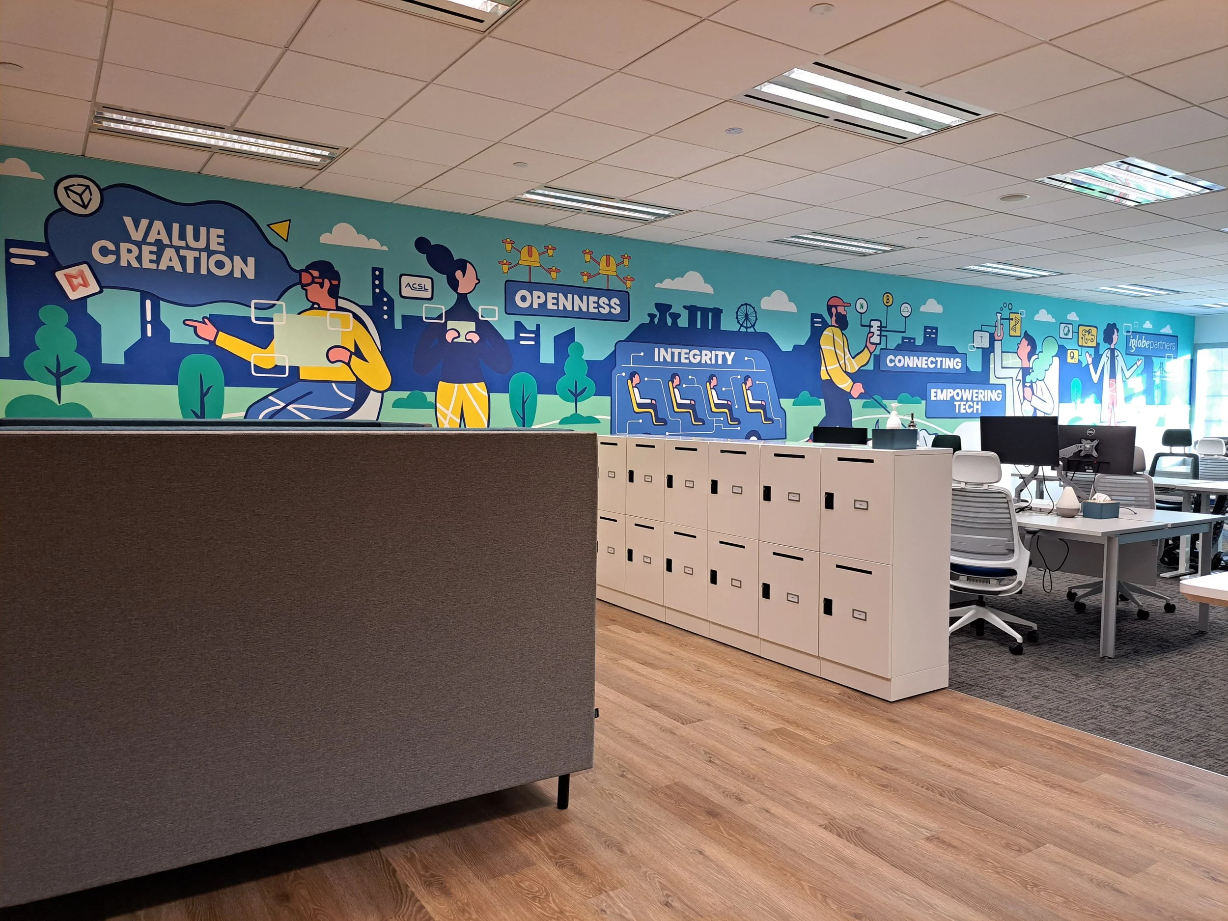 Iglobe — Mural Lingo