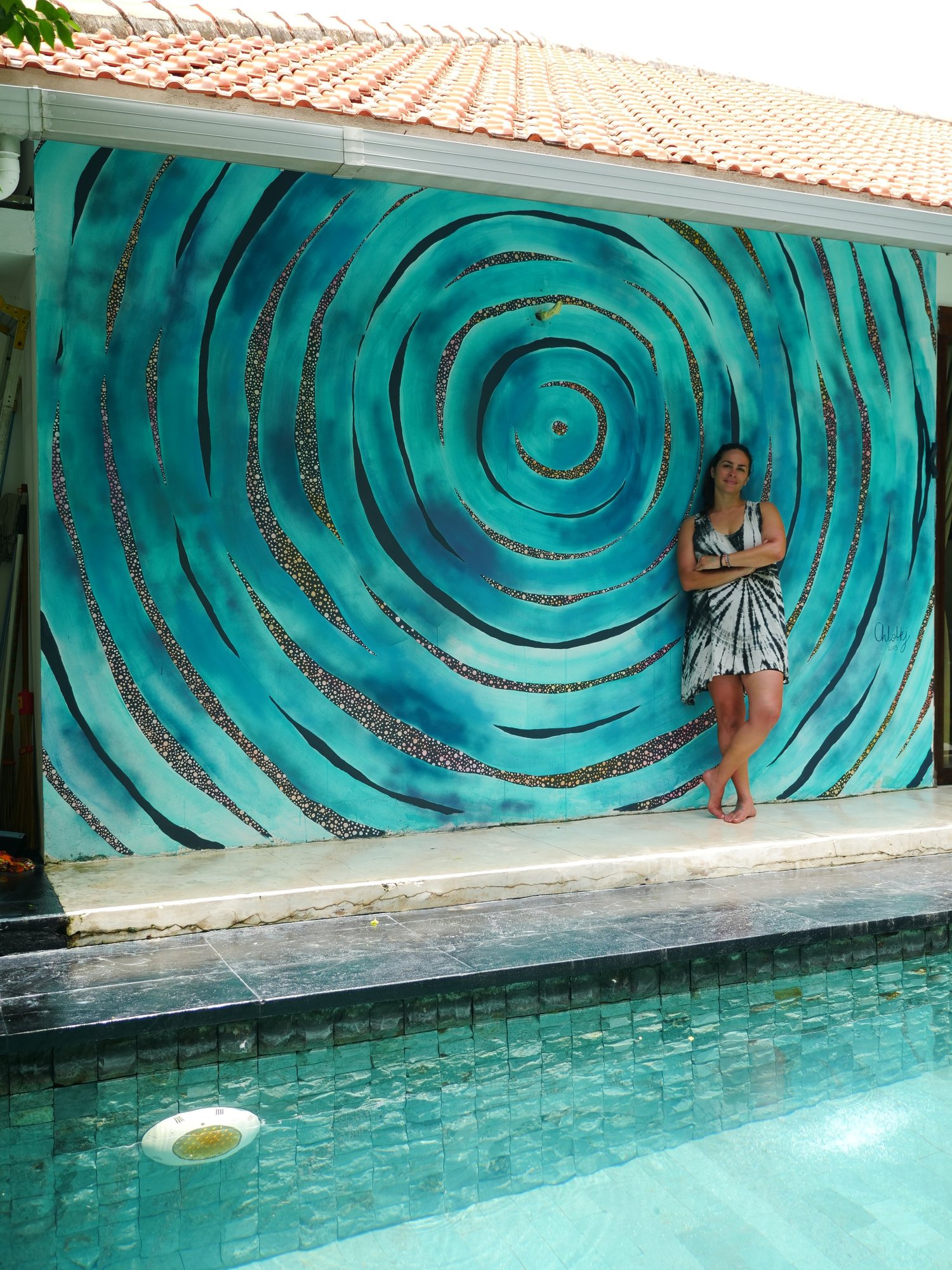 PAINTING A MURAL FOR A PRIVATE VILLA IN BALI — Chlo Hej