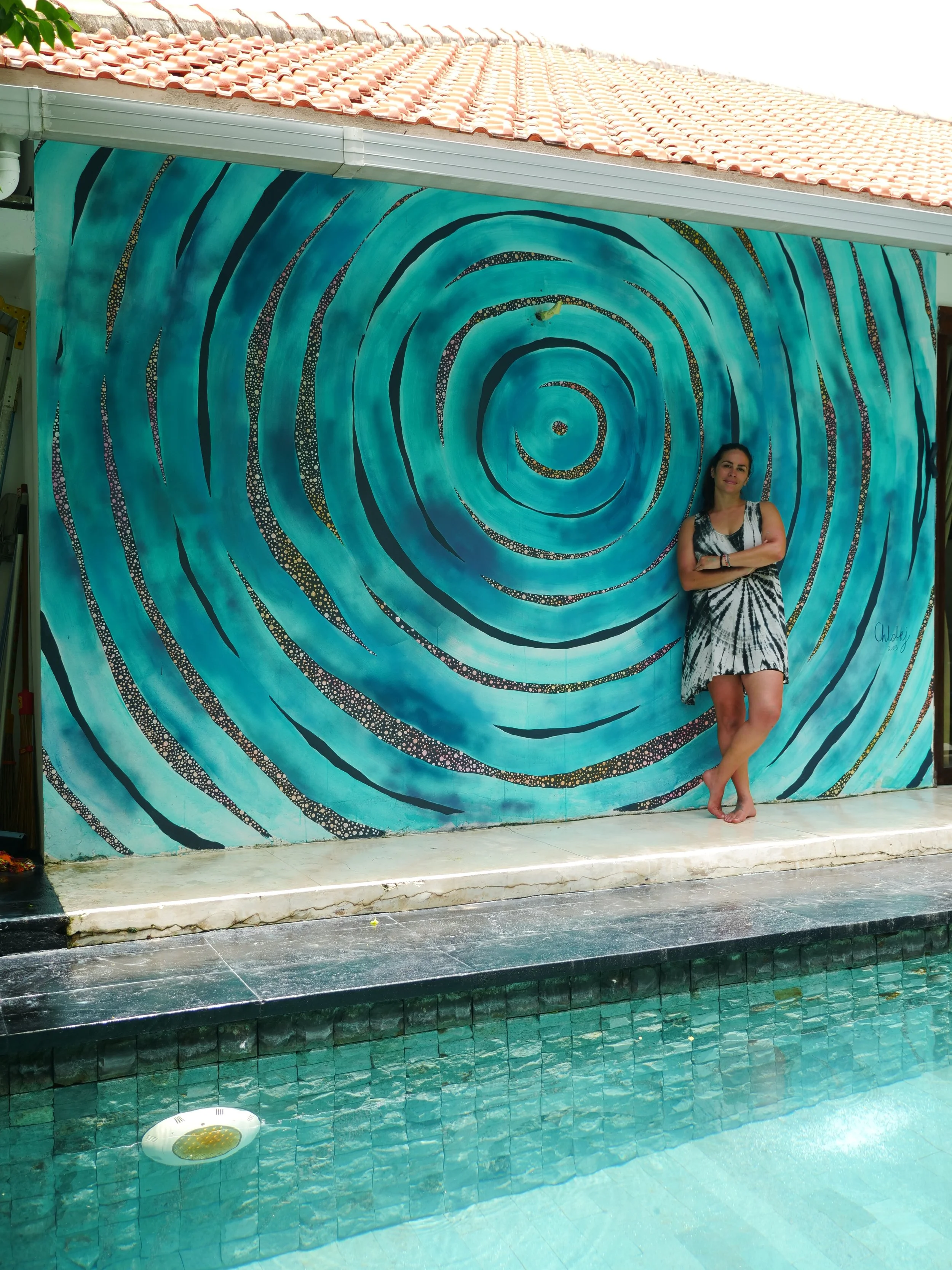 PAINTING A MURAL FOR A PRIVATE VILLA IN BALI — Chlo Hej