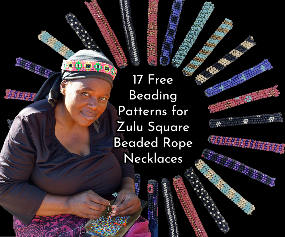 Zulu Square Beaded Rope Patterns — Valerie Hector