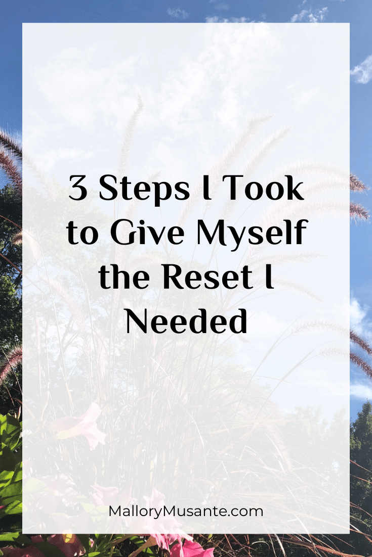 3 Steps to Reset Your Mindset As An Entrepreneur