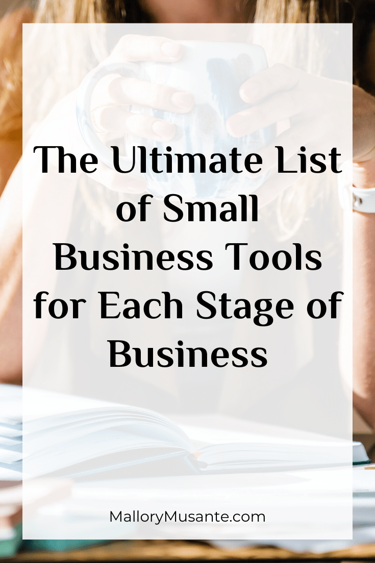 List of Small Business Tools for Each Stage of Business