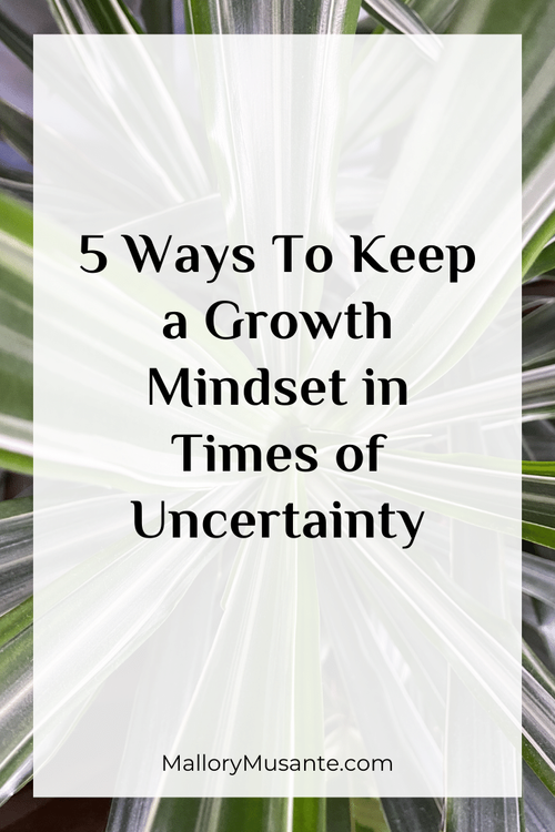5 Ways To Keep a Growth Mindset in Times of Uncertainty